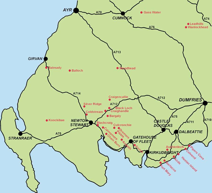 South-West Scotland Mines